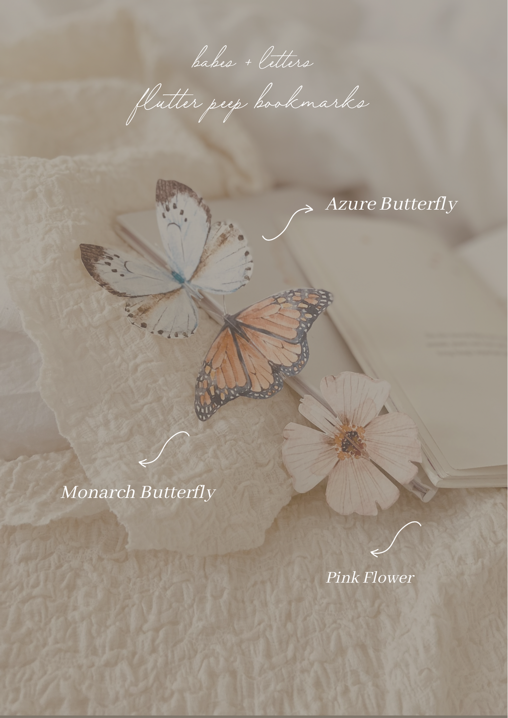 Flutter Peep Bookmarks – Petalfolk Everkeep